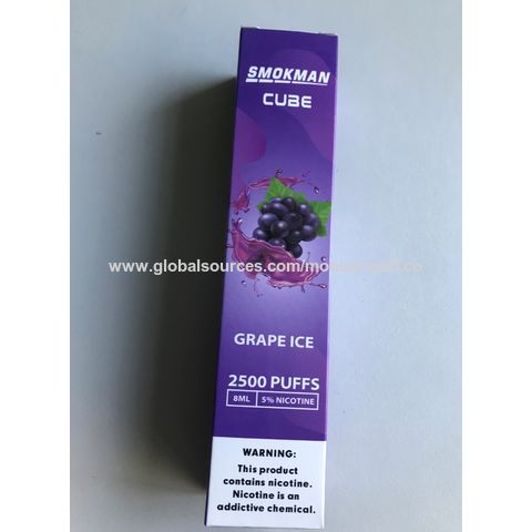 China SMOKMAN original 2500 puffs electronic cigarettes on Global ...