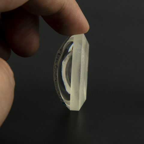 China Customized Optical glass large convex lens Double Convex lens ...