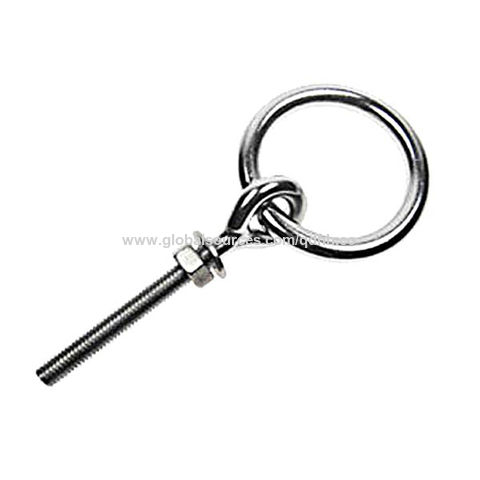 China Stainless Steel Welded Eye Bolt with Ring, Washer and Nut on ...