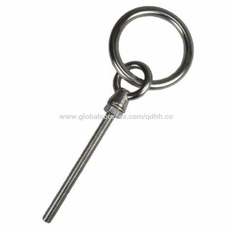 China Stainless Steel Welded Eye Bolt with Ring, Washer and Nut on ...