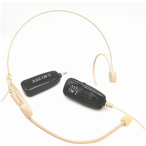 China Portable 2.4G Wireless Microphone Mini Invisible Double Ear-hook ...