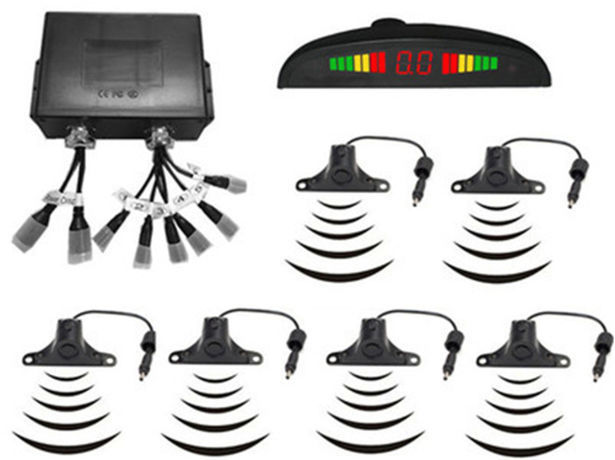 China OEM LED display parking sensor with 4 6 8 sensors,buzzer alarm ...