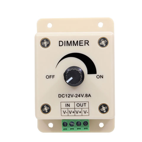 China Low voltage 12-24V dimmer switch PWM 192W routes dimmer ...