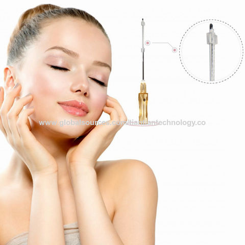 China New barb screw 30g 25mm Pdo threads eyebrow barbed for eyeface ...