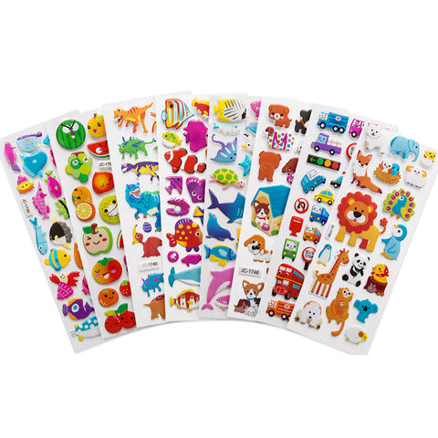 China 3D Stickers for Kids Toddlers 20/8 Different Sheets 3D Puffy Bulk ...