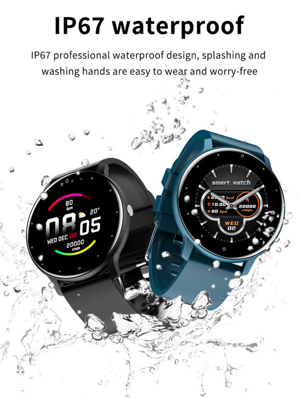 Waterproof IP67 Full Rounded Bluetooth 5.0 Heart Rate BP, BO Sleep ...
