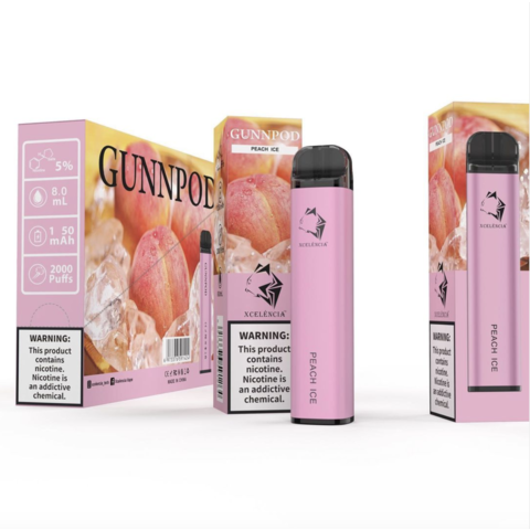 China High Quality Gunnpod 2000 Puffs 8ml disposable Vape Device on ...