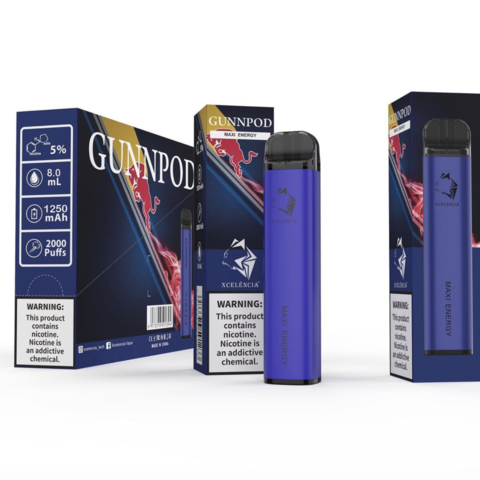 China High Quality Gunnpod 2000 Puffs 8ml disposable Vape Device on ...