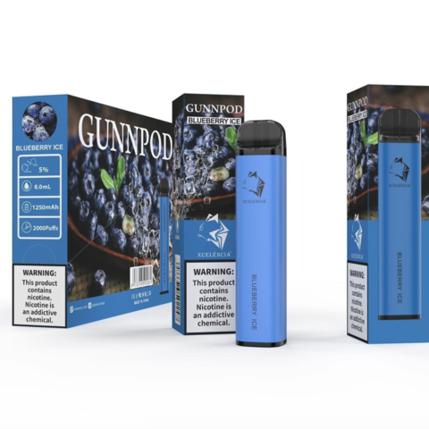 China High Quality Gunnpod 2000 Puffs 8ml disposable Vape Device on ...