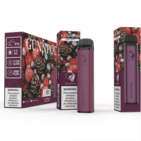 China High Quality Gunnpod 2000 Puffs 8ml disposable Vape Device on ...