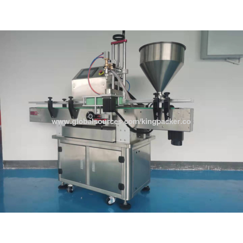 China Automatic vertical liquid paste universal filling machine on ...