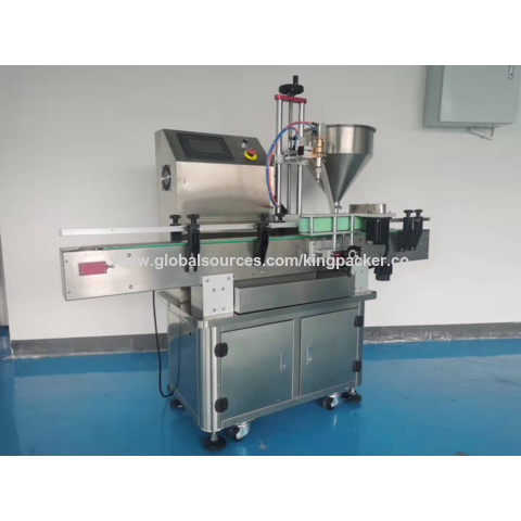 China Automatic vertical liquid paste universal filling machine on ...
