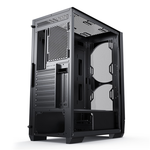 China AOJIE 3503 tempered glass pc case gaming high quality computer ...
