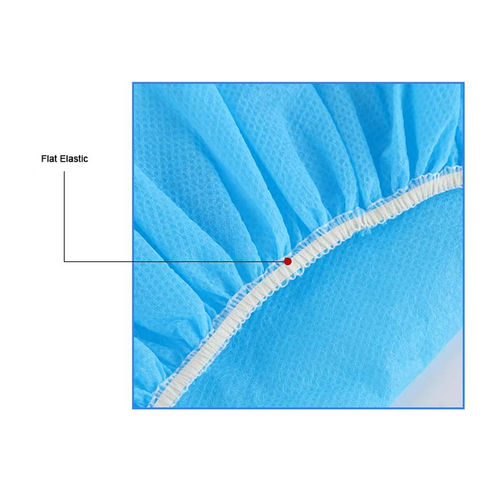 China Disposable Non Woven Nurses Cap Double Elastic Doctor Caps on ...