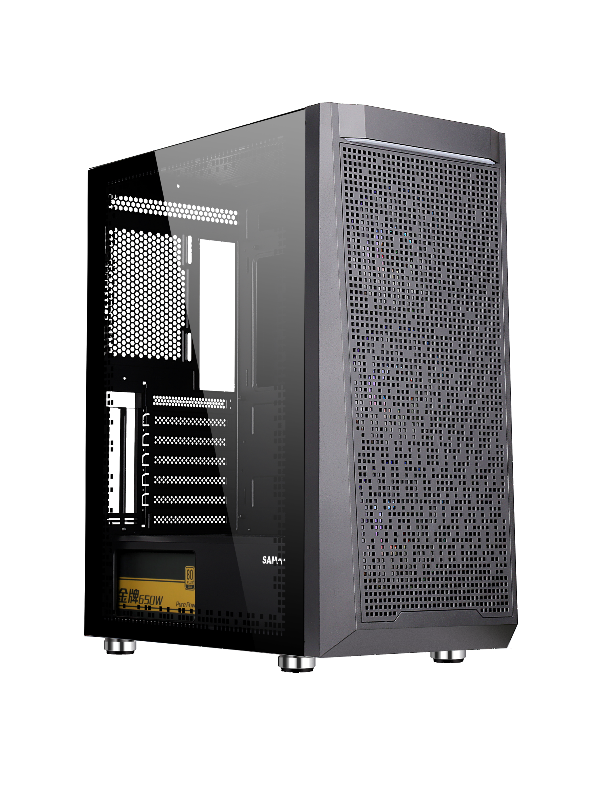 China AOJIE 3506 elegant gaming pc case strong cooling desktop gaming ...