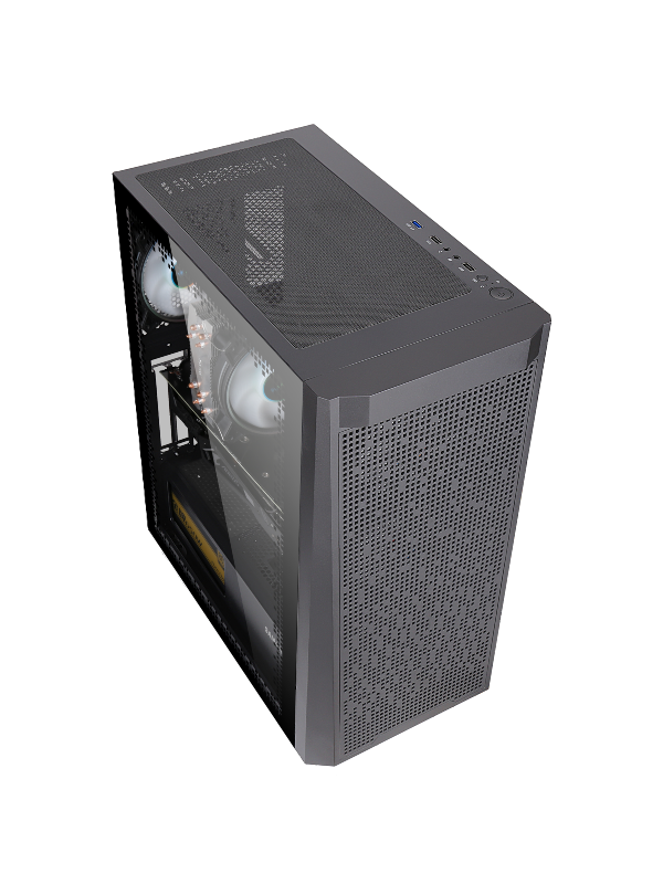 China AOJIE 3506 elegant gaming pc case strong cooling desktop gaming ...