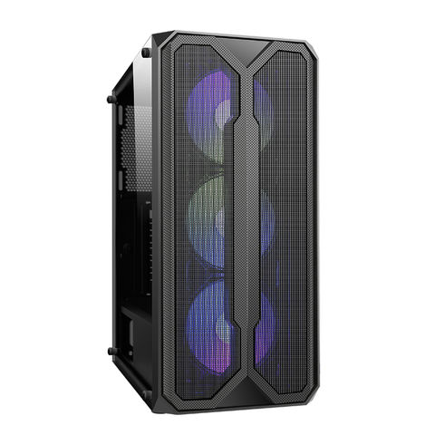 China AOJIE nice flow 336 pc cabinet model with metal mesh computer ...