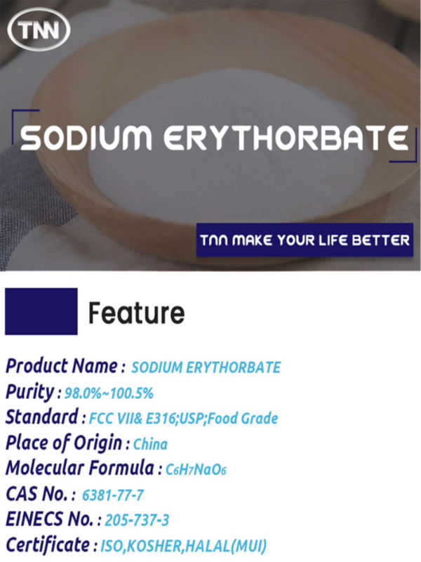 Factory direct wholesale food grade sodium erythorbate Powder High ...