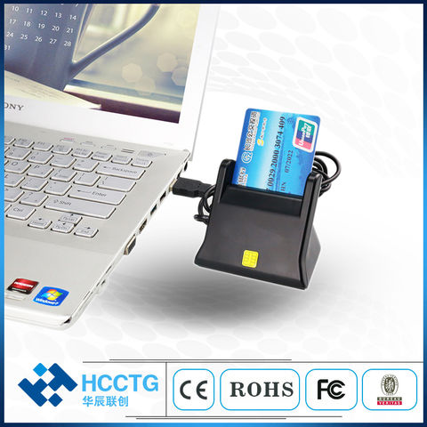 China Access Control Desktop ATM EMV USB 2.0 CCID Smart Chip Card ...