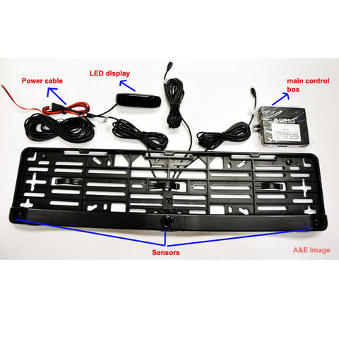 China License Frame EU Name Plate LED Display Parking Sensor for ...