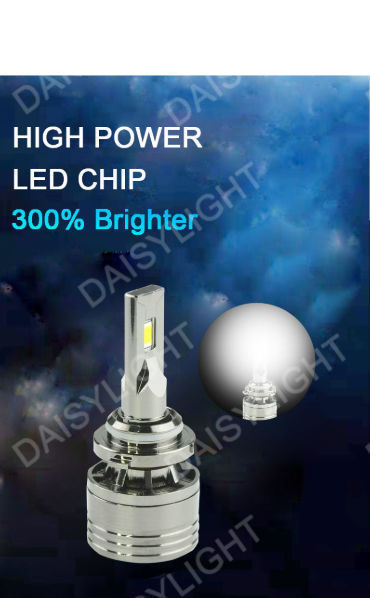 High Power High Brightness Led Headlights 65W 7000 Lumen 1200 Ft ...