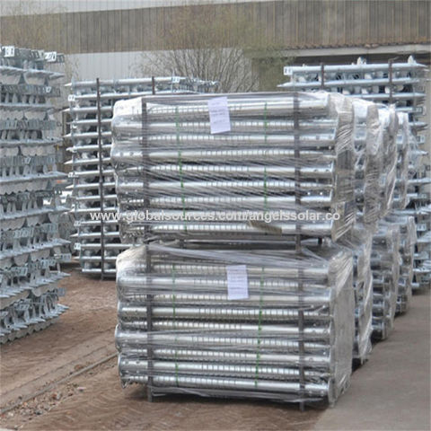 China Stake Ground Anchors Earth Screw Piles Foundations Galvanized ...