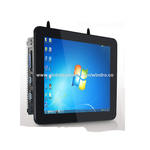 China 10.1 inch Embedded PC i7 i5 J1900 Win 10 Touchscreen Barebone industrial panel pc on ...