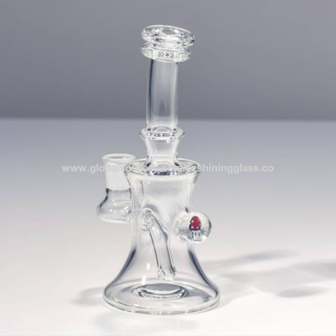 China 2021 Latest Glass Bong Glass Water Pipe Recycler Inline ...