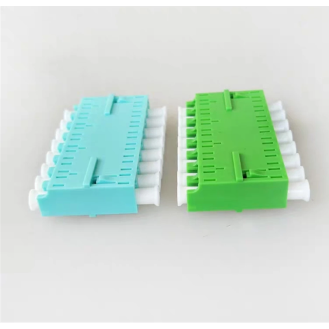 China LC-LC Fiber Optic LC Mount 8 Port Adapter on Global Sources,8 ...