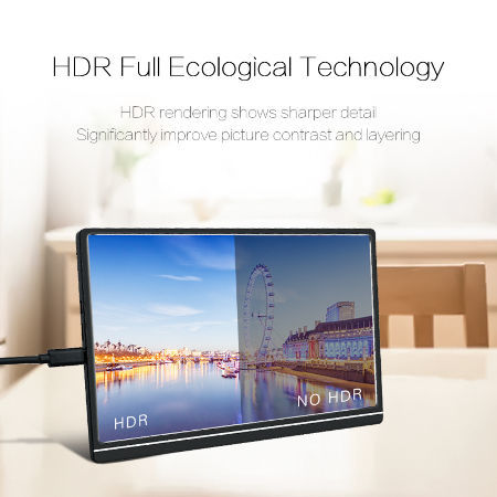 Factory Direct Support HDR HDMI IPS 1080P USB Type C 12 Inch Portable ...