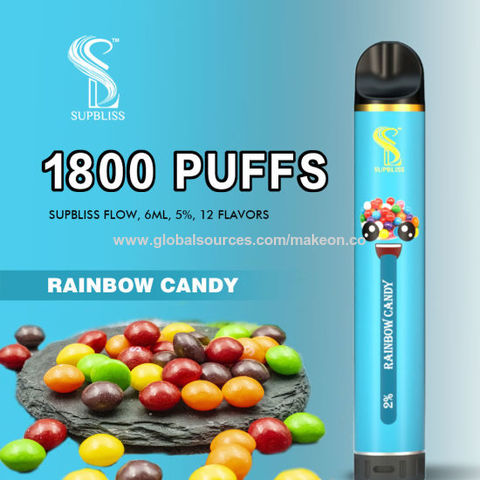 China Authentic SUPBLISS Flow 1800 Puffs 850mAh Battery Disposable ...