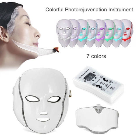China LED Face Mask F7 Colors Collagen Anti Aging Wrinkles Scarring ...