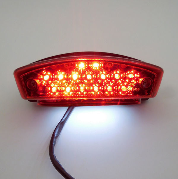China Waterproof 12V Universal Led Motorcycle Rear Brake Tail Lights on ...