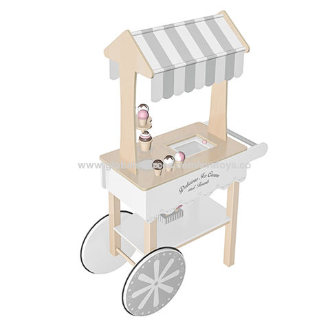 China Hot selling children simulation paly wooden mini market toy with ...