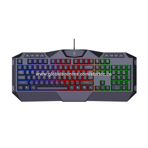 China Metal gaming keyboard with RGB backlight on Global Sources ...