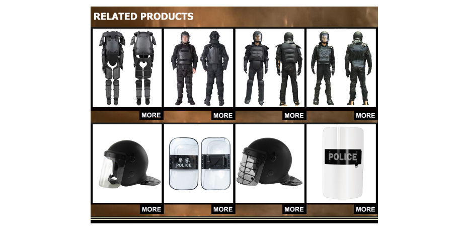 ISO standard light weight full Body police riot equipment Anti Riot ...