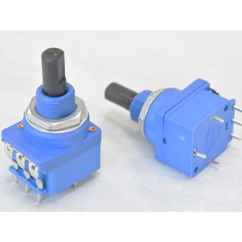 Taiwan R16 Series 16mm Rotary Potentiometers with Push Switch on Global ...