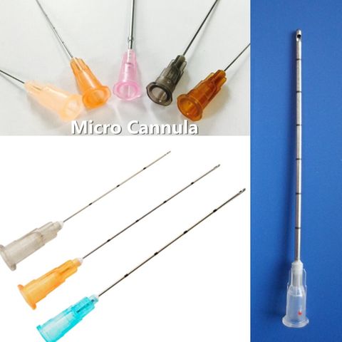 China New product 25g 50mm micro cannula blunt tip needle canula for ...