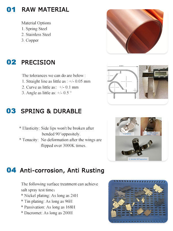 China Customied OEM aa battery metal spring loaded contact pin ...