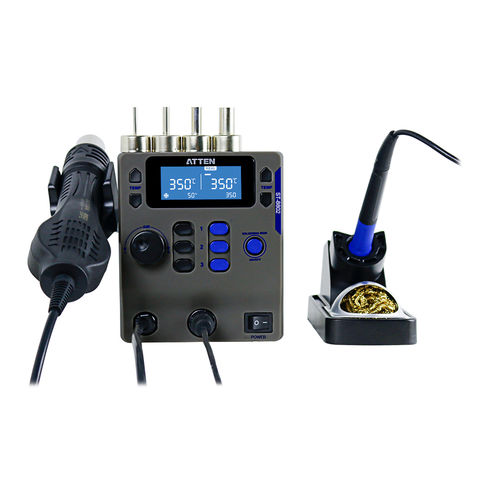 China 2 in 1 Rework Station with Soldering Iron Hot Air Gun Station for ...