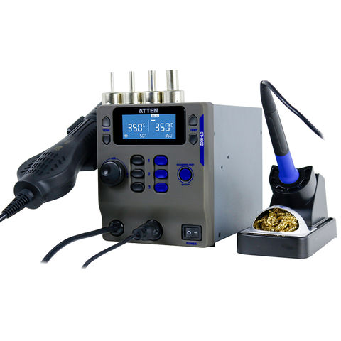 China 2 in 1 Rework Station with Soldering Iron Hot Air Gun Station for ...