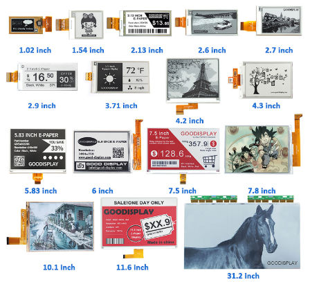 China 5.83inch E-paper display TFT LCD module Good Display popular for ...
