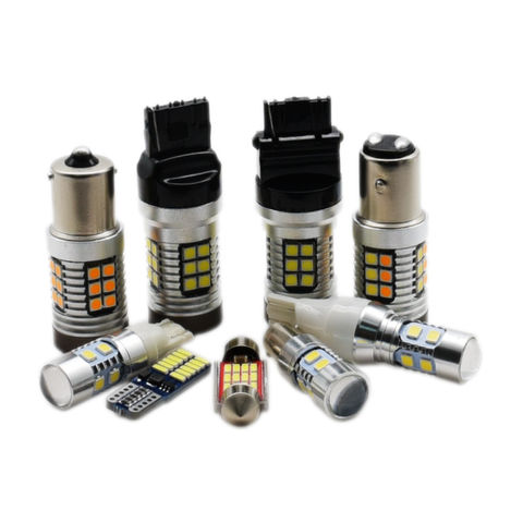 China High quality auto parts led turn light car bulb 1157 white amber ...