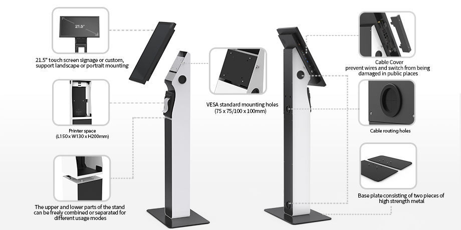 China Bank public space touchscreen self service 21.5'' queue ...