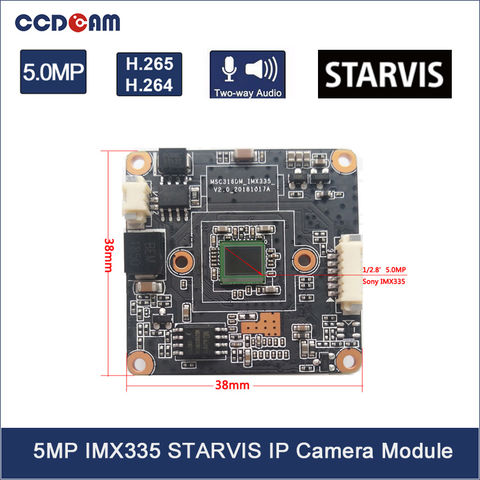 China 5mp IP camera module 2592*1944@15fps cctv camera module with ...