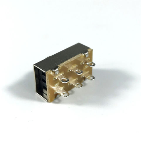 China Slide switch, 6 terminals 2 position vertical slide 1.5A/AC250V ...