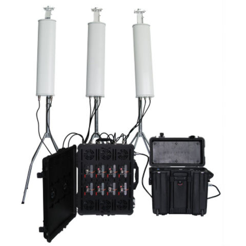 China Drone Jammer Max 720W 8 Bands 5.8GHz, 2.4GHz, 433MHz, Signal ...