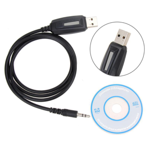 China USB Programming Cable +Software CD for TYT TH9000 D Radio on ...