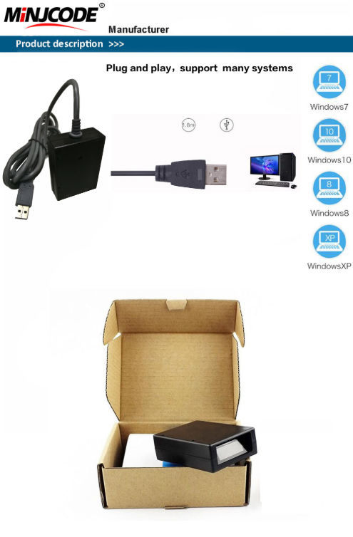 China MINJCODE 1D Barcode Scanner OEM Fixed Reader Module for Self ...