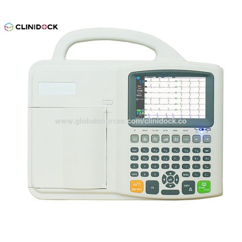China ECG machine 6 channel ECG machine with interpretation Hospital ...
